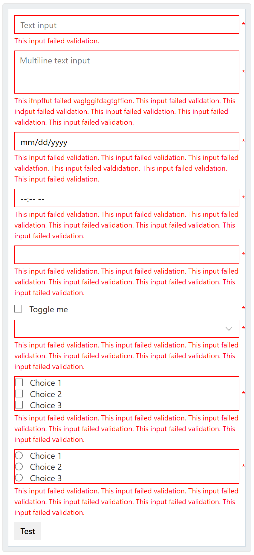 [TS] Basic input validation by dclaux · Pull Request #2547 · microsoft/AdaptiveCards · GitHub