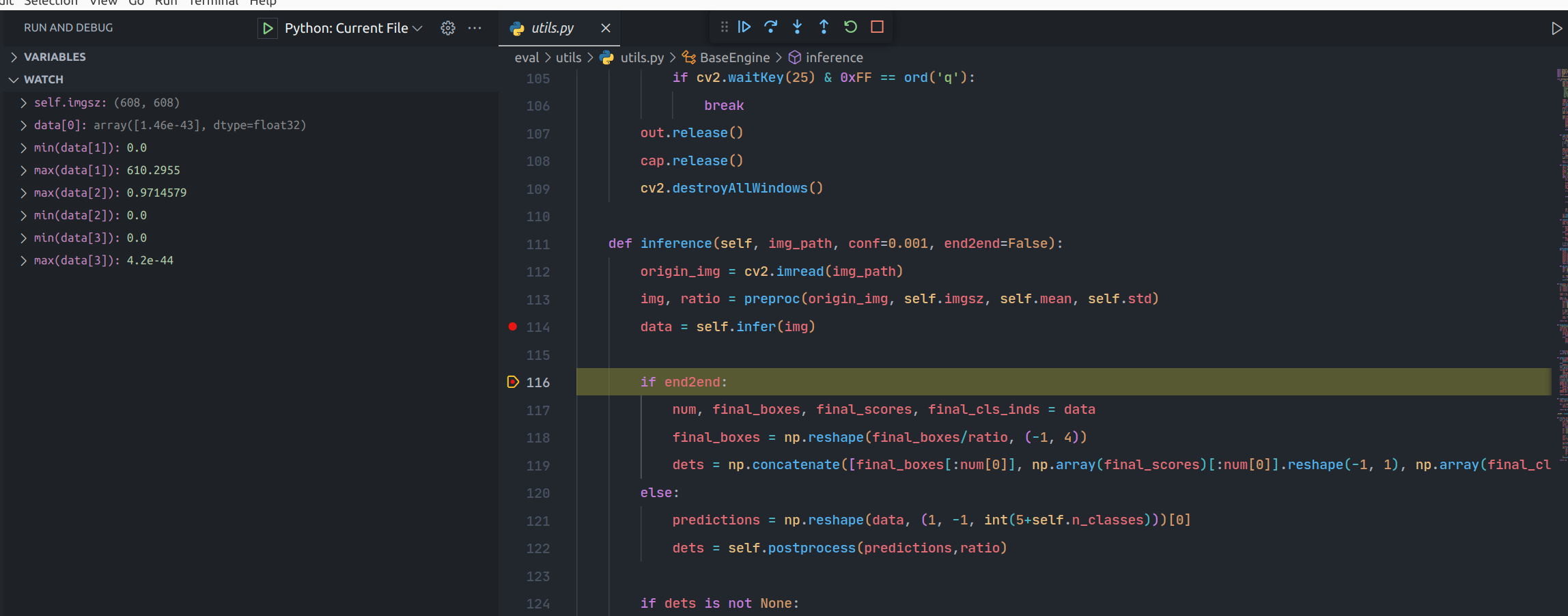 Error when inference YOLOv4 engine model - [executionContext.cpp::enqueueV2::520] Error Code 3 ...