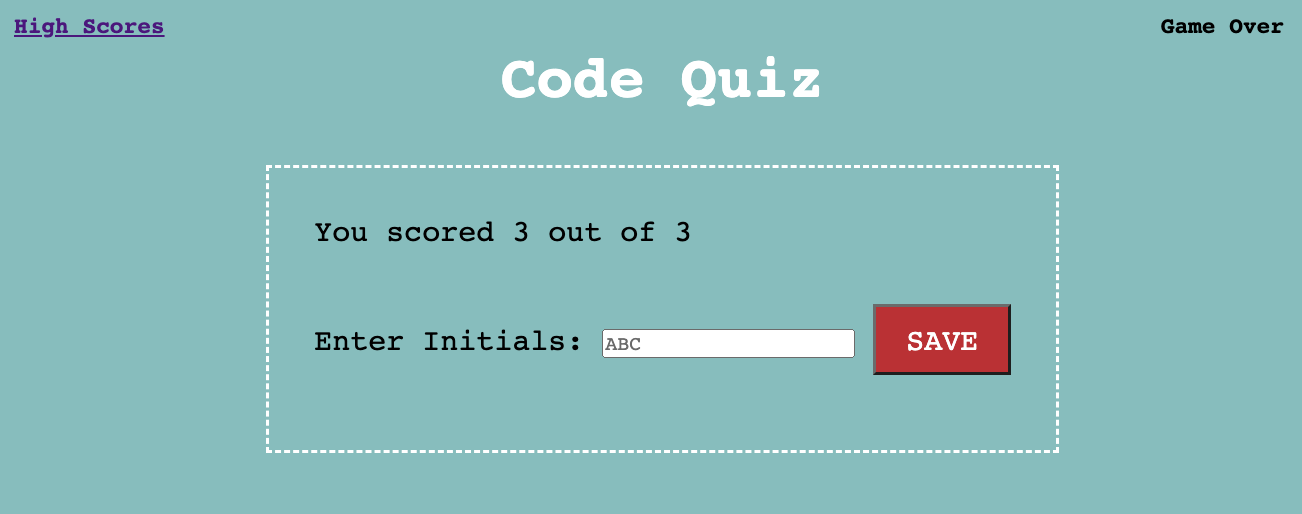 GitHub - dhl287/donnalee-code-quiz: Code Quiz - Web APIs