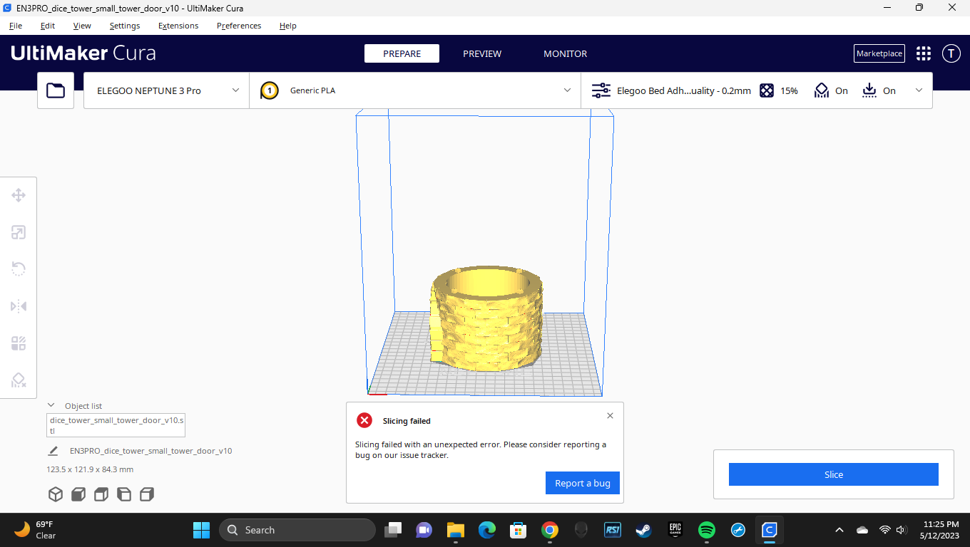 Slicing Error · Issue #15514 · Ultimaker/Cura · GitHub