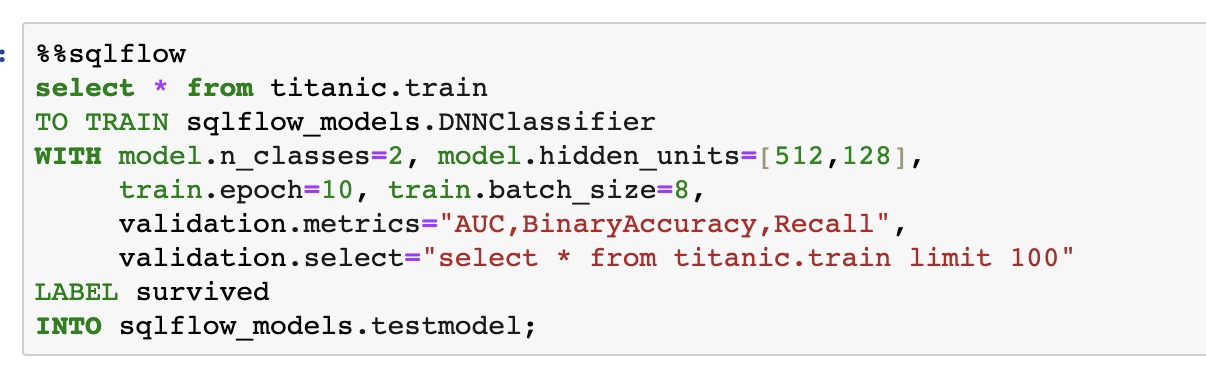 Incorrect Validation Result Of Dnnclassifier · Issue 1899 · Sql Machine Learningsqlflow · Github