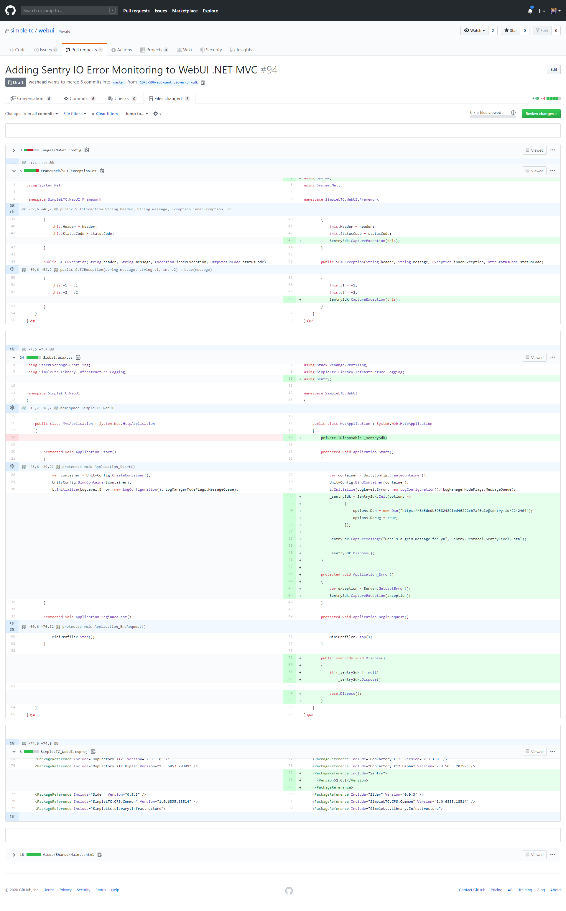 Sentry not emitting events set to trigger deliberately for dotnet · Issue #352 · getsentry ...