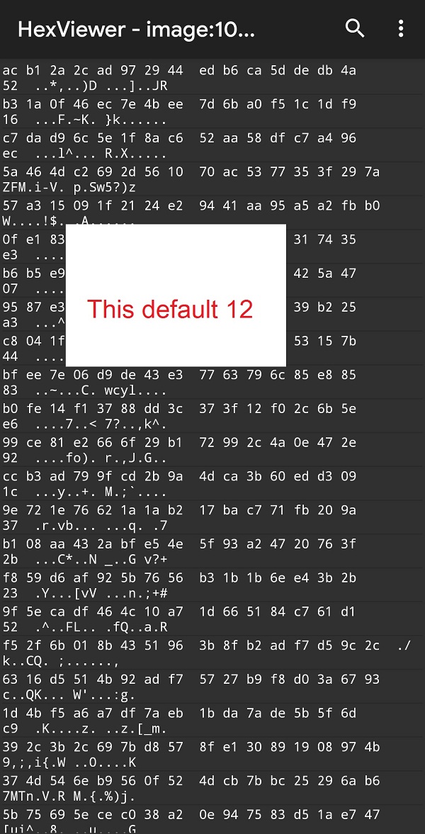 ability to reduce the font size · Issue #14 · Keidan/HexViewer · GitHub