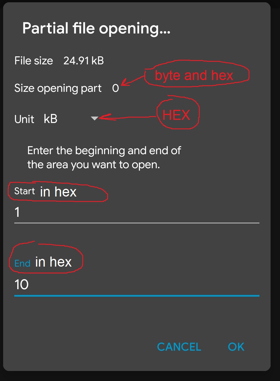 Opening Size In Hexadecimal Issue 132 Keidan HexViewer GitHub Opening Size In Hexadecimal Issue 132 Keidan HexViewer GitHub