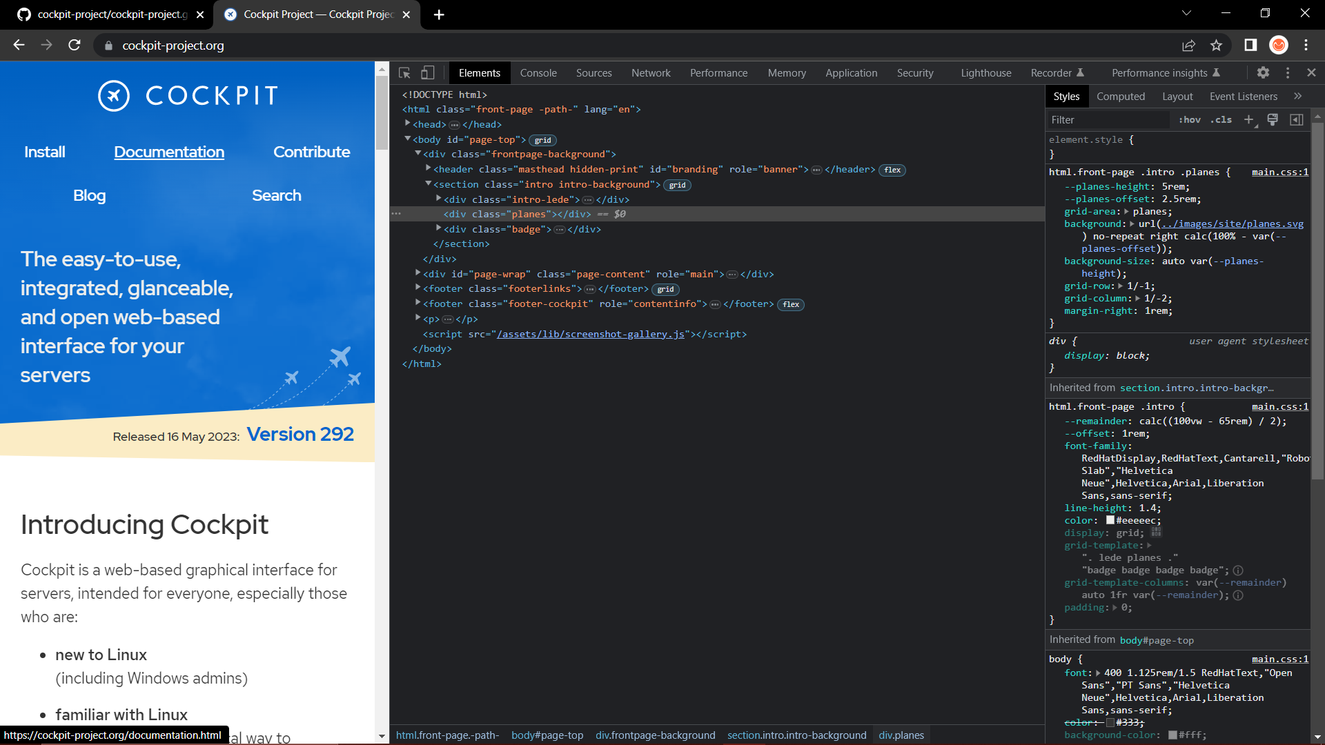 Header On Mobile Issue 633 Cockpit Project Cockpit Project Github