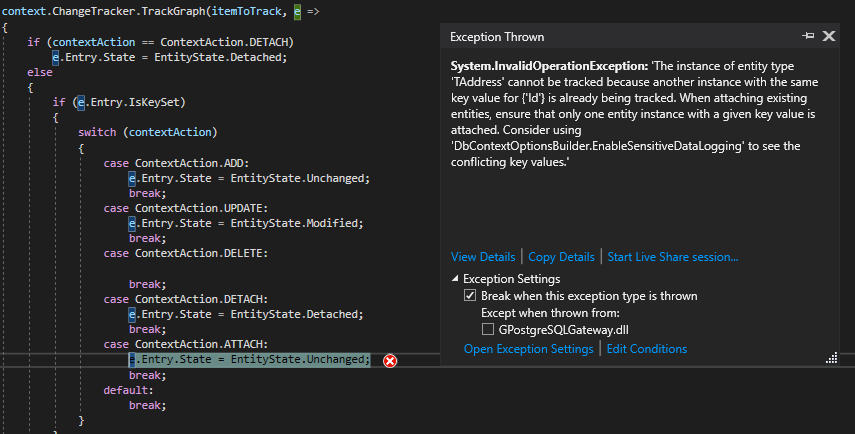 ChangeTracker Strange Behaviour · Issue #22115 · dotnet/efcore · GitHub
