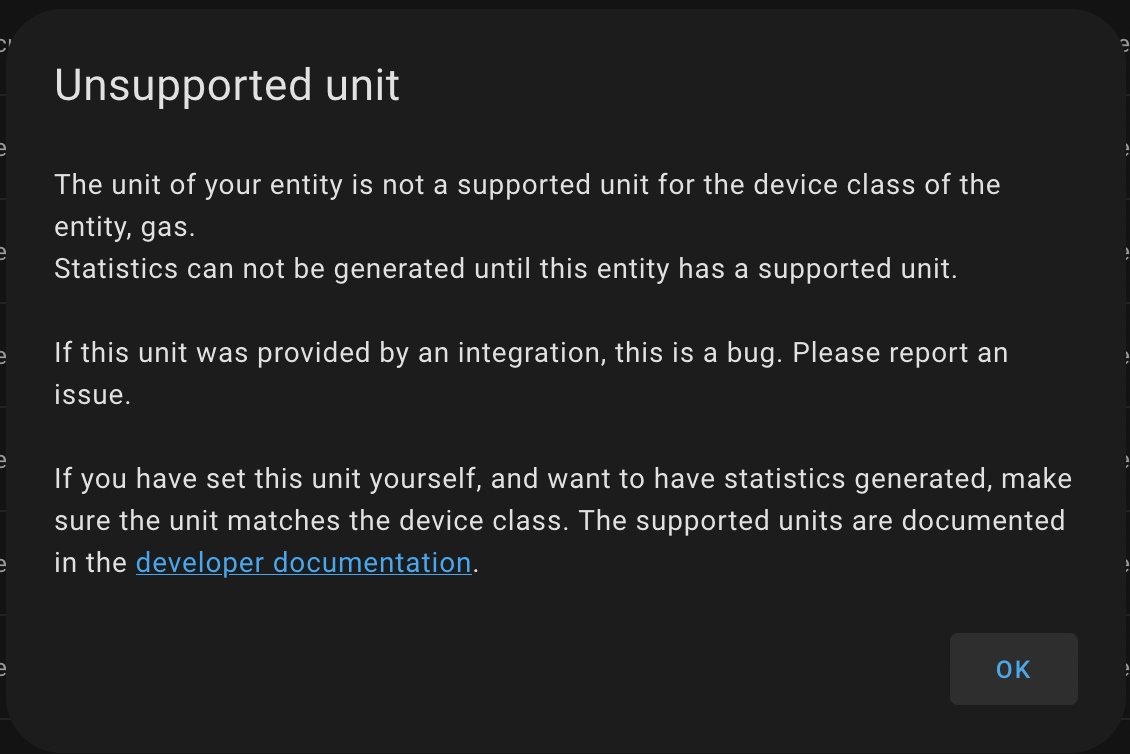 Unsupported unit for DSMR gas meter · Issue #79415 · home-assistant/core · GitHub