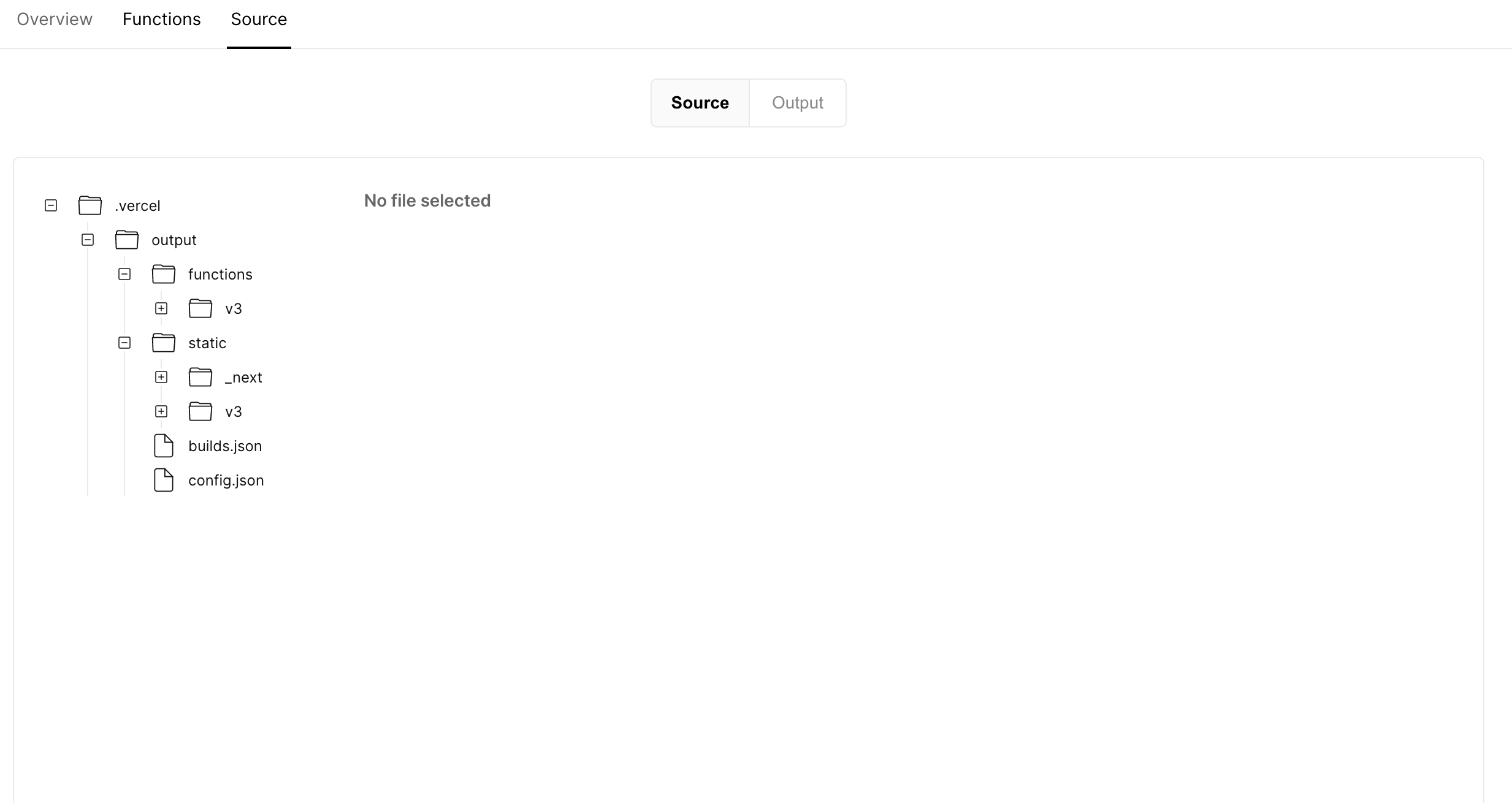 functions output missing `next-server` when using `vercel build` and `vercel deploy --prebuilt ...