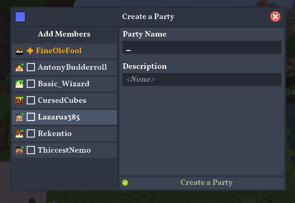 [Feature Request]: Config for FTB Teams that disables the invite, allies and creation function ...