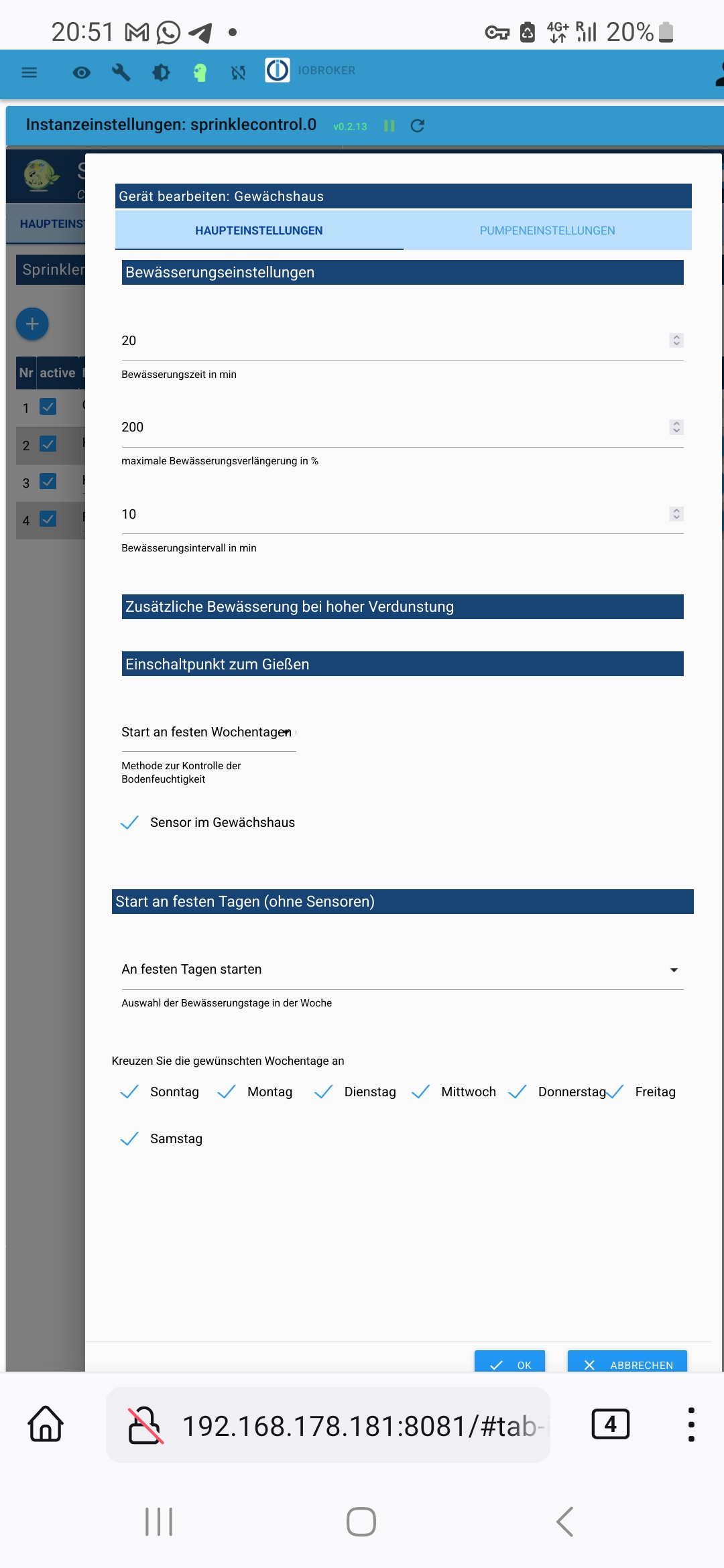 Sprinkler im Gewächshaus · Issue #92 · Dirk-Peter-md/ioBroker.sprinklecontrol · GitHub