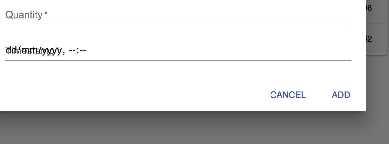 [TextField] Label clashes with input area's whose text is pre-poplated ...