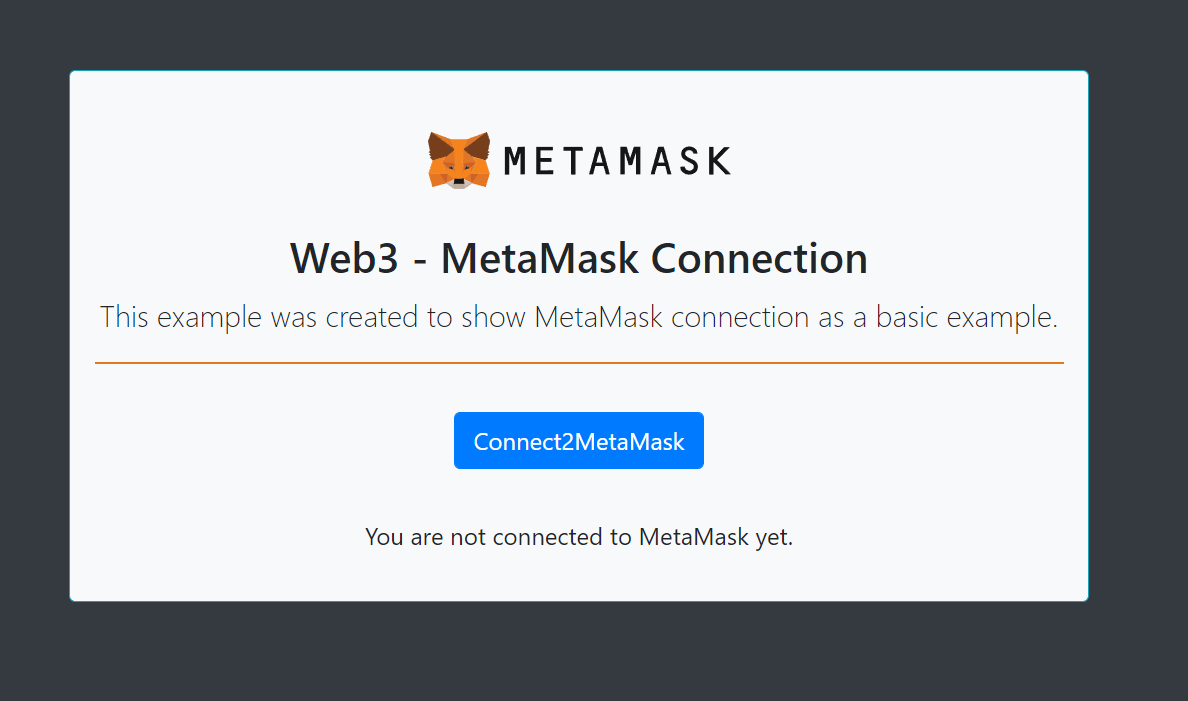 GitHub - shnslmz/metamask-web3-connection: Connect to MetaMask