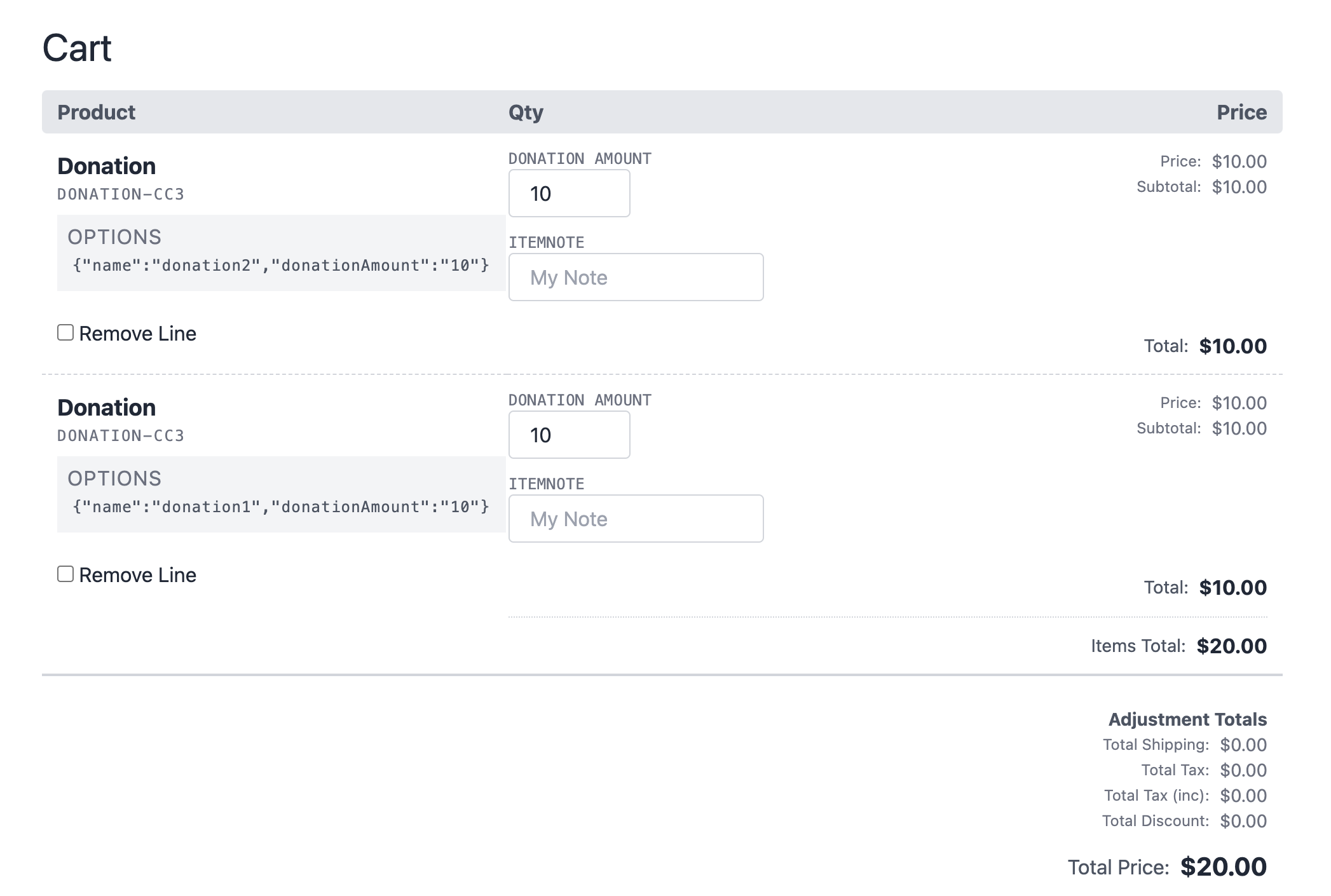 Multiple Donation objects · Issue #2115 · craftcms/commerce · GitHub