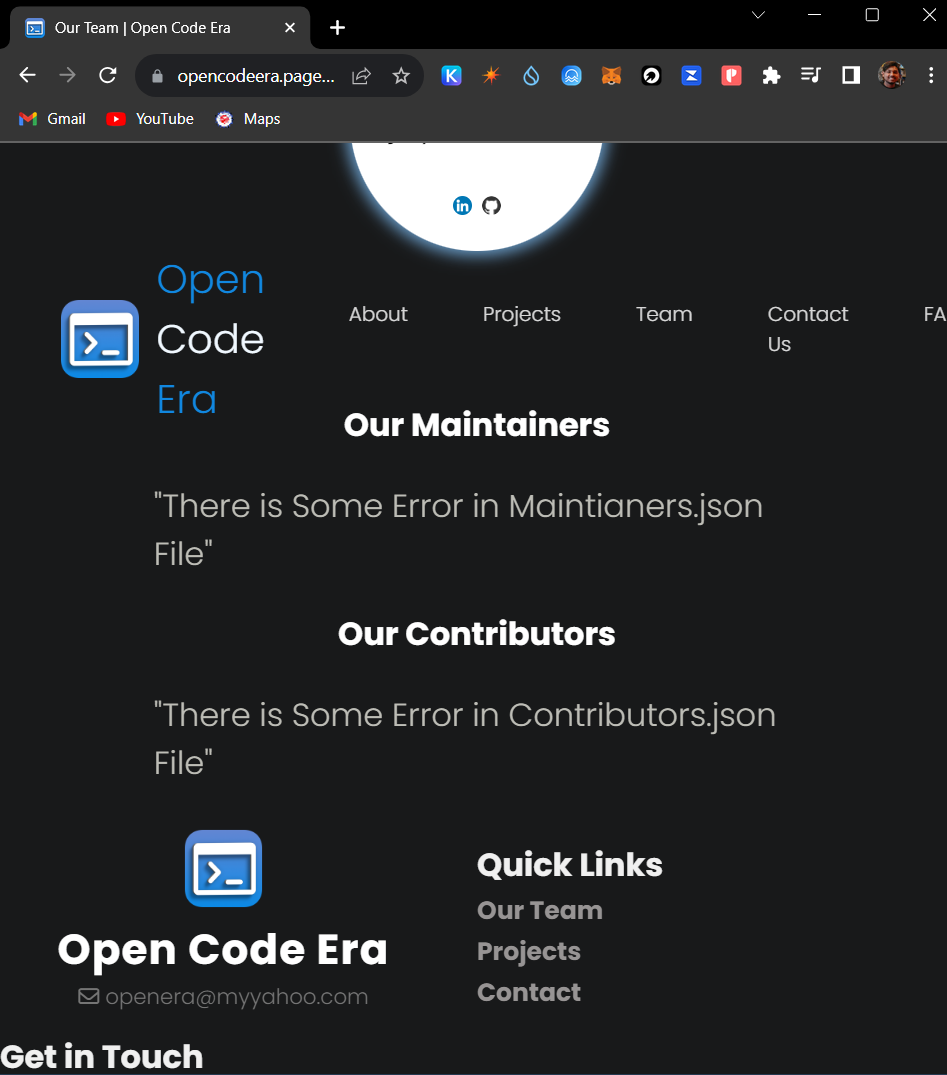 [BUG 🐞] · Issue #87 · OpenCodeEra/OpenCodeEra · GitHub
