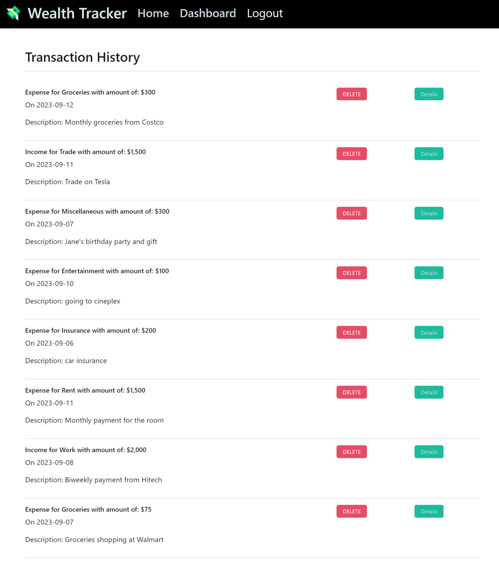 GitHub - Golnaz8/Wealth-Tracker