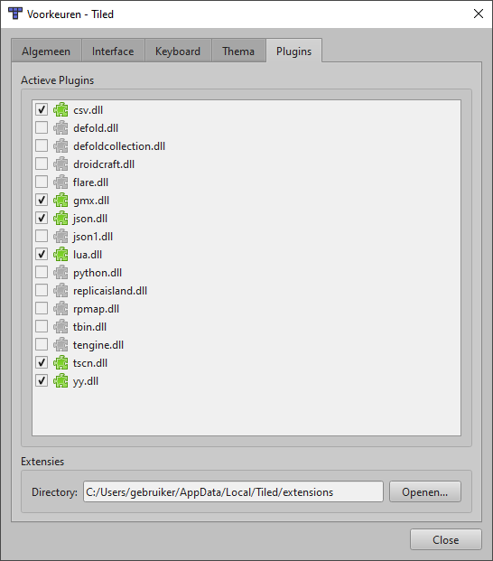 Request Add Extensions · Issue 3714 · Mapeditortiled · Github 