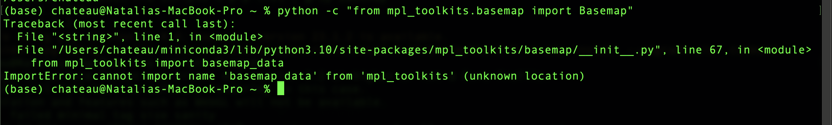Basemap With Mac M2 Issues · Issue 574 · Matplotlibbasemap · Github 