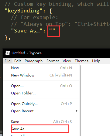 Can't change hotkey "Save As..." · Issue #2395 · typora/typora-issues ...