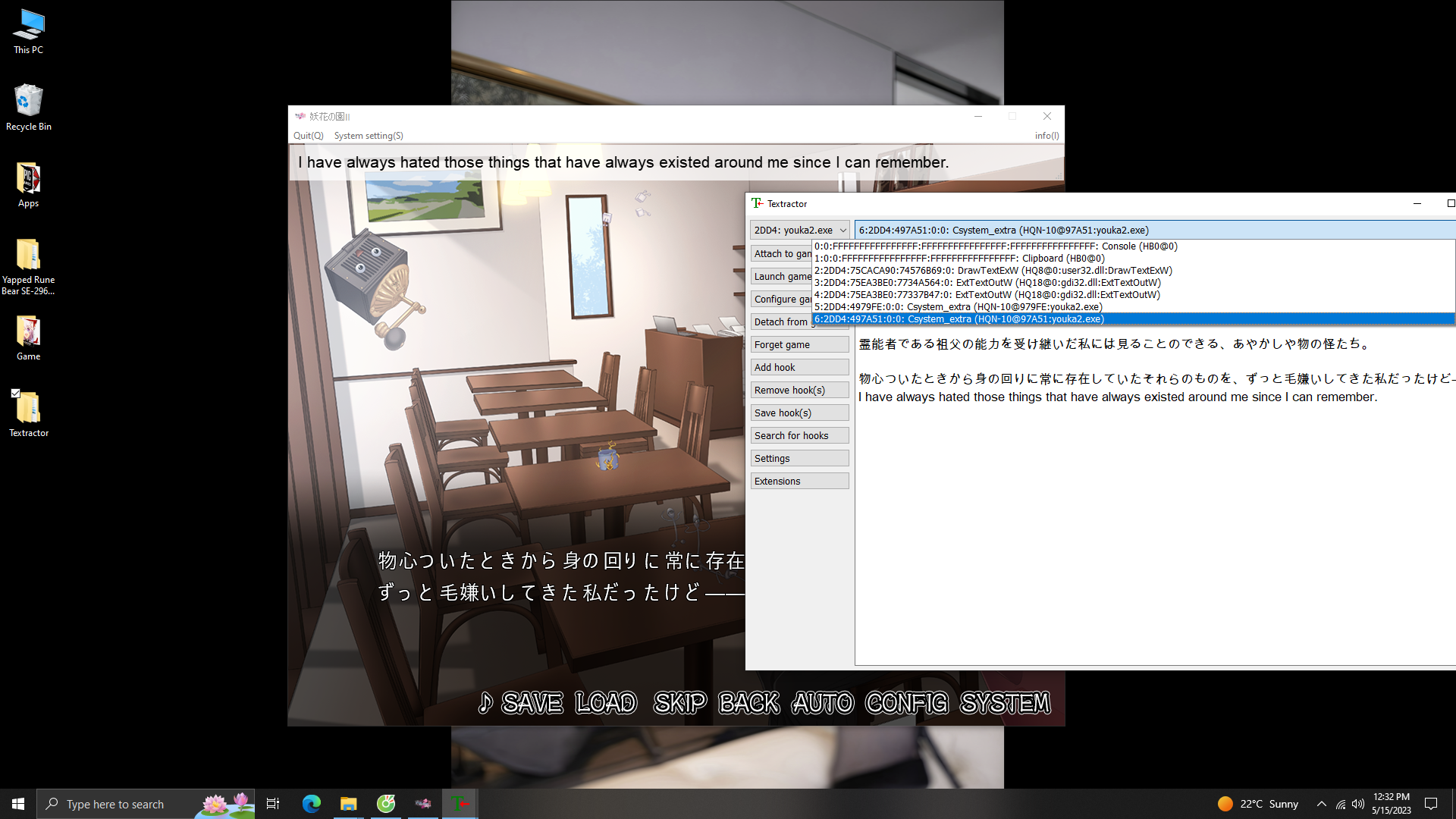 Need help with hook text with Youka no Sono II please. · Issue #1063 · Artikash/Textractor · GitHub