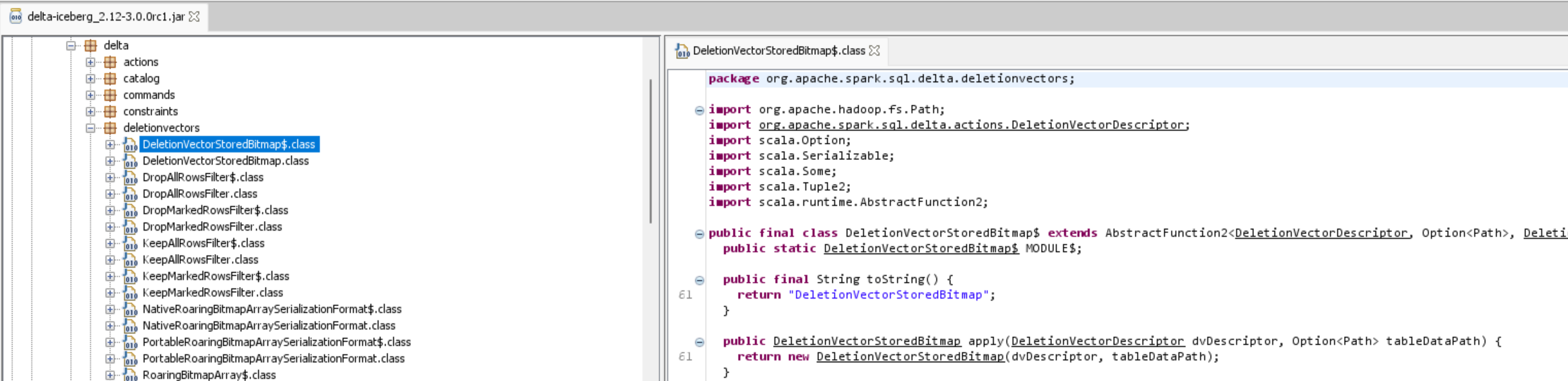 [BUG] Iceberg JAR contains the spark and storage packages · Issue #1903 · delta-io/delta · GitHub