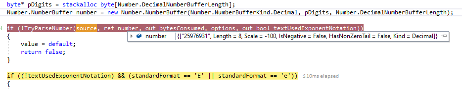 Utf8Parser.Decimal.TryParse, outside minimum range, incorrect success state · Issue #35586 ...