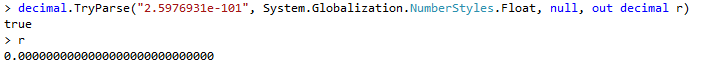 Utf8Parser.Decimal.TryParse, outside minimum range, incorrect success state · Issue #35586 ...