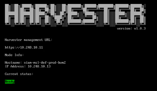 [FEATURE] Show the "maintance" status on the console of the Harvester node · Issue #2945 ...