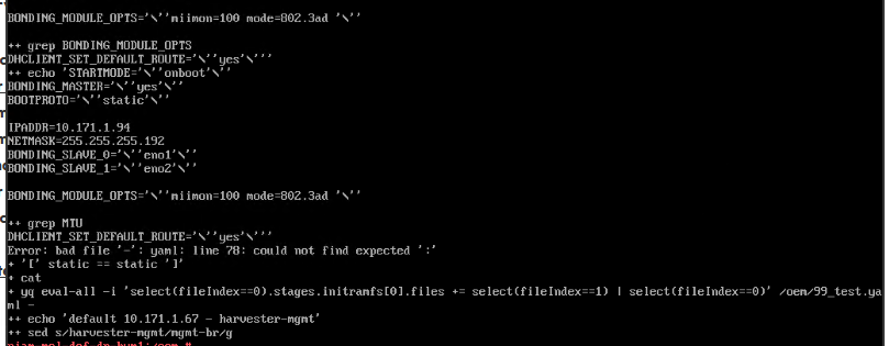 [BUG] Harvester Upgrade 1.0.3 to 1.1.0 does not handle multiple SLAVE in BOND for management ...