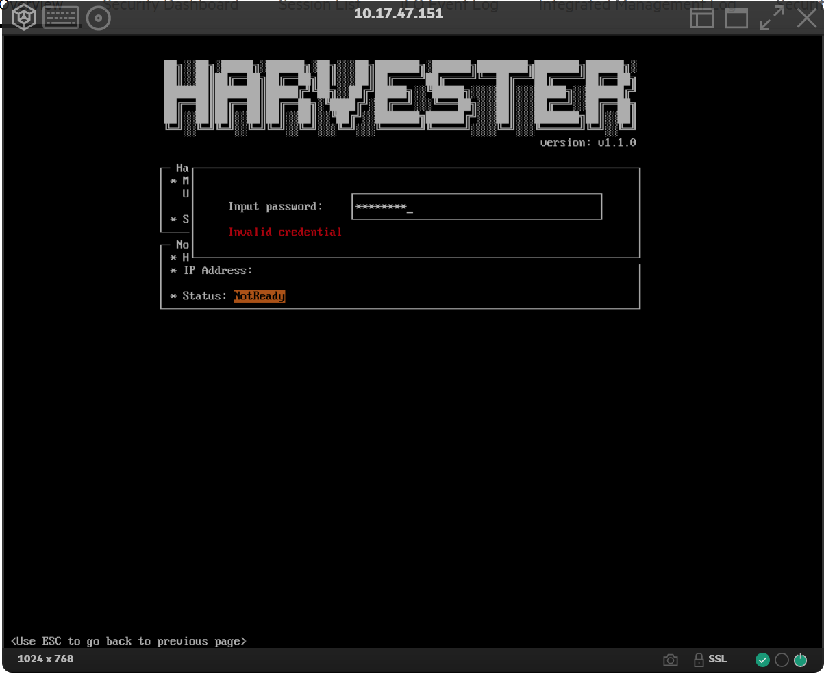 [BUG] Console Login via "f12" does not work on v1.0.3 with password set during auto-installation ...