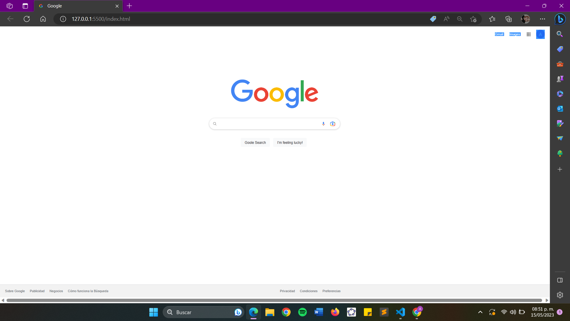 GitHub - AlinaDzul/Google-Clone: Google clone using HTML and CSS.