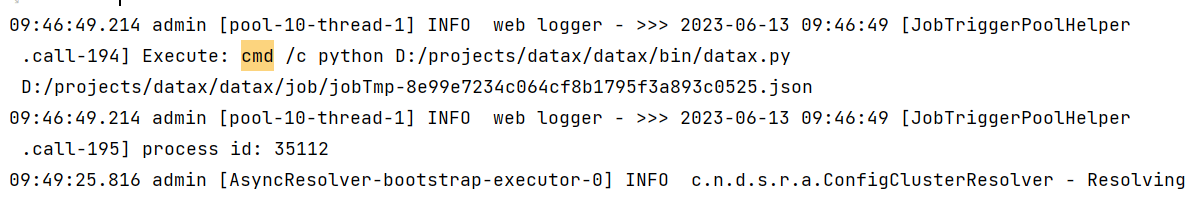 数据集成-启动同步任务疑似死锁,api日志数据无法生成 · Issue #585 · alldatacenter/alldata · GitHub