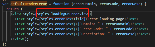 Android: Vanilla android error page shown, despite setting renderError ...