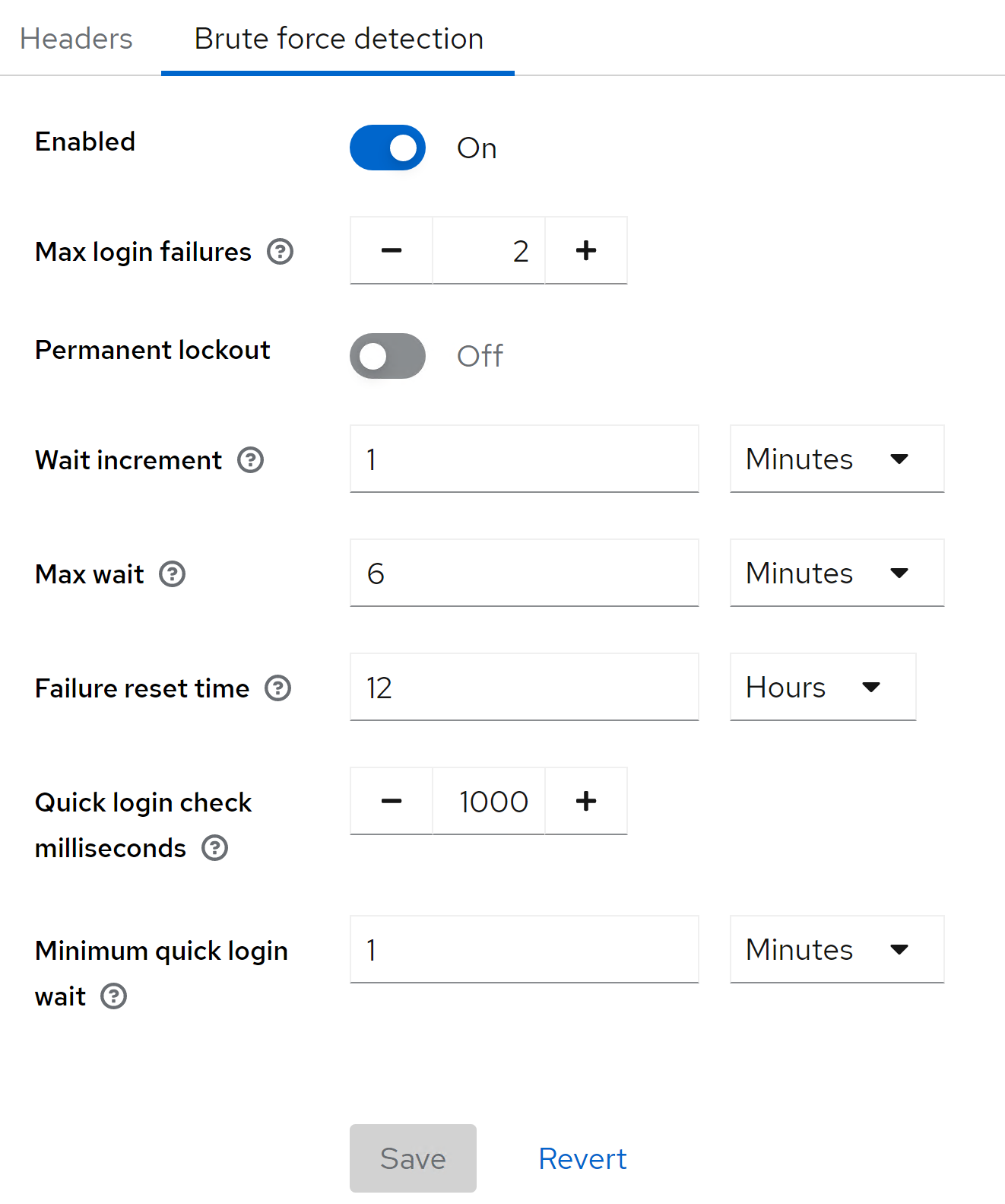Brute force detection - Can't lockout user for more than a single 'Wait Increment' duration ...