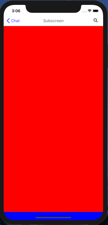 Pushing a screen with animated change of bottomTab visibility leads to wrong layout on iOS ...
