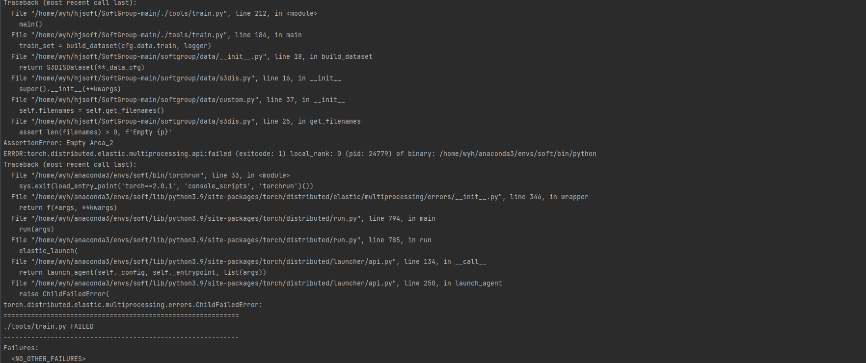Assertionerror Empty Area 2 In Training Sidis · Issue 177 · Thangvubk Softgroup · Github