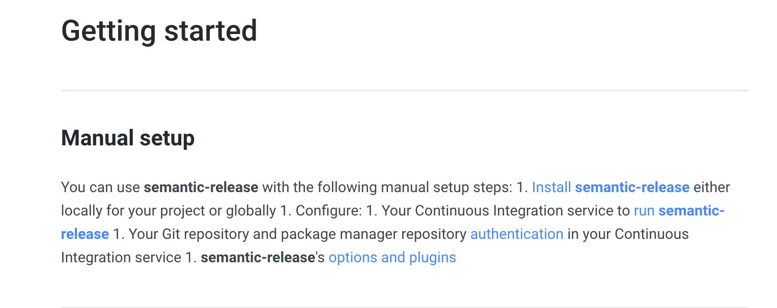 docs: `gitbook serve .` does not necessarily display end result · Issue #1250 · semantic-release ...