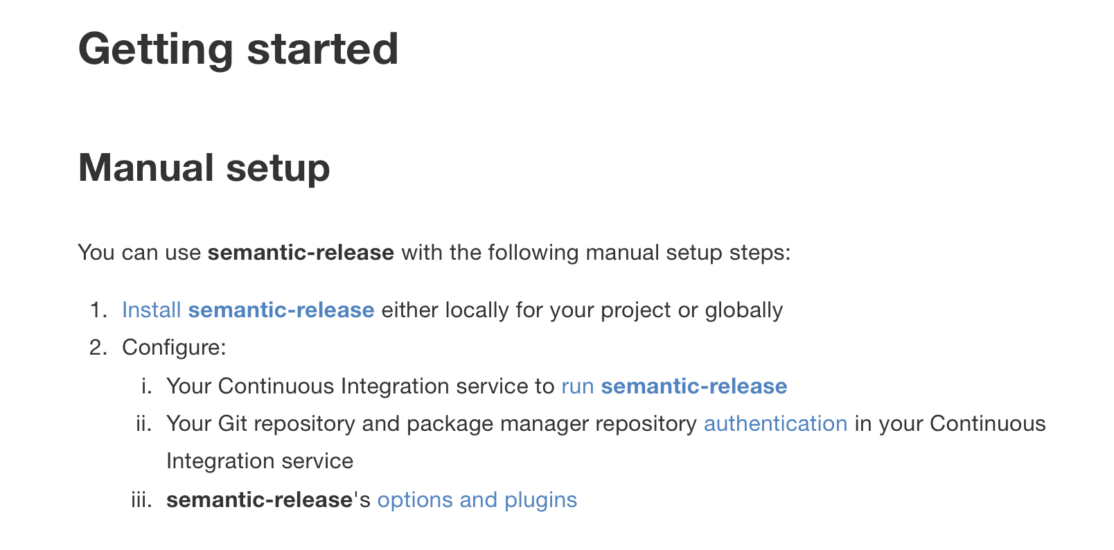 docs: `gitbook serve .` does not necessarily display end result · Issue #1250 · semantic-release ...