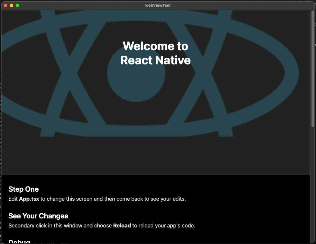 Webview Not Showing On Macos · Issue 3001 · React Native Webviewreact Native Webview · Github 4919