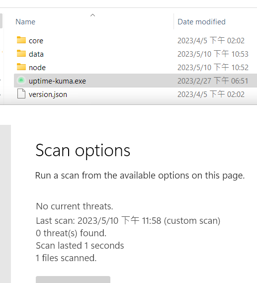 Windows exe error · Issue #3142 · louislam/uptime-kuma · GitHub