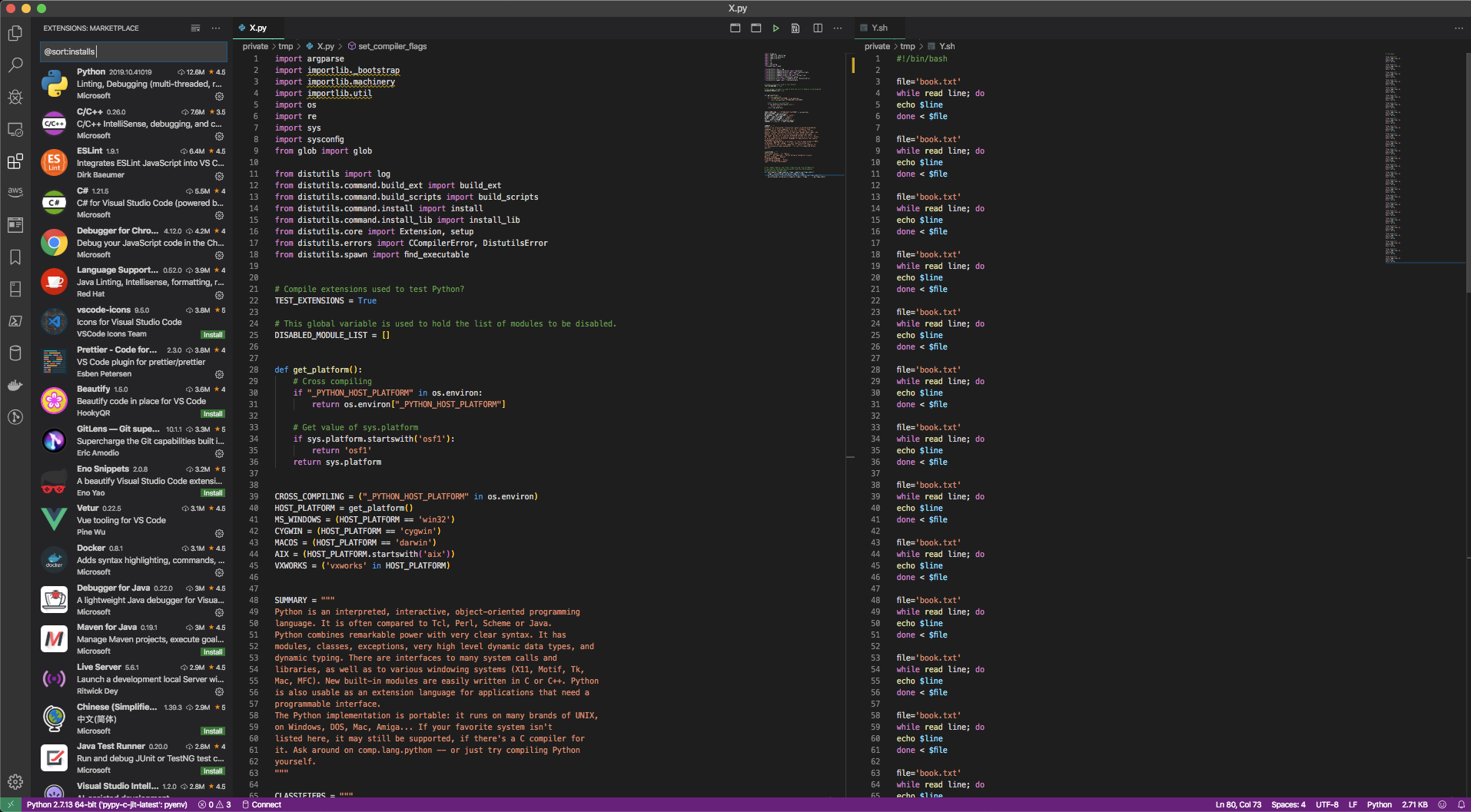 Add Action To Transpose Editor Splits · Issue 83168 · Microsoftvscode · Github