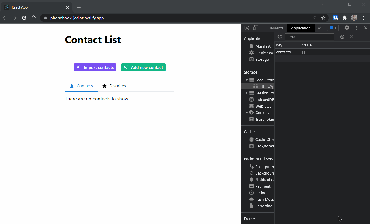 GitHub - jocdiazm/phonebook: Phonebook ui in React