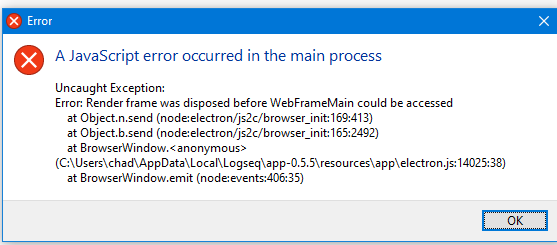 App goes all white. JavaScript error when attempting to close it. · Issue #3344 · logseq/logseq ...