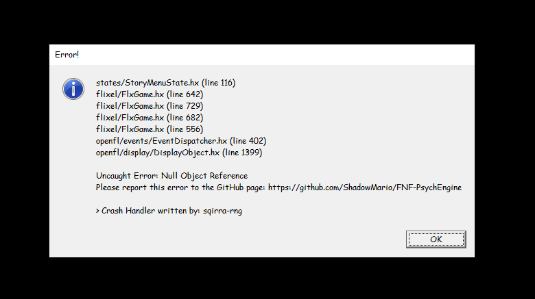 I tried making the story menu buttons go in a row and... · Issue #13392 · ShadowMario/FNF ...
