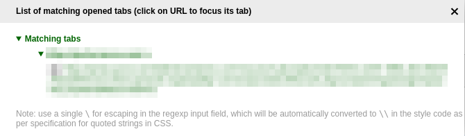 Bug ` Moz Document Regexp` Does Not Work But Regex Matches