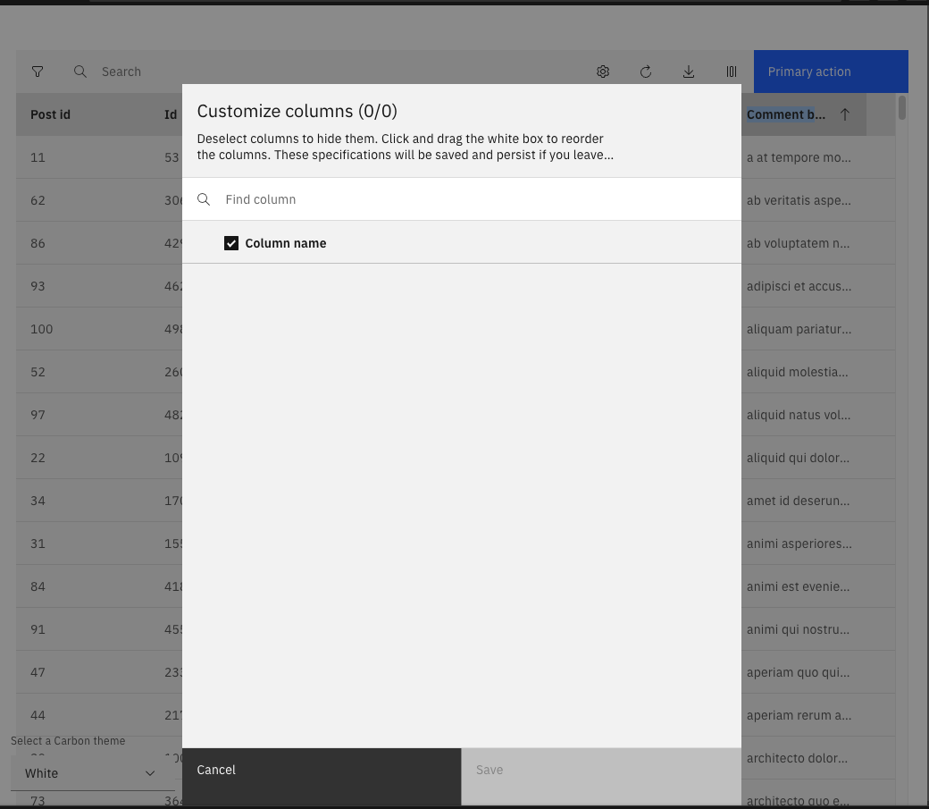[datagrid] Using Usesortablecolumns And Usecustomizecolumns Hooks Together Breaks Column