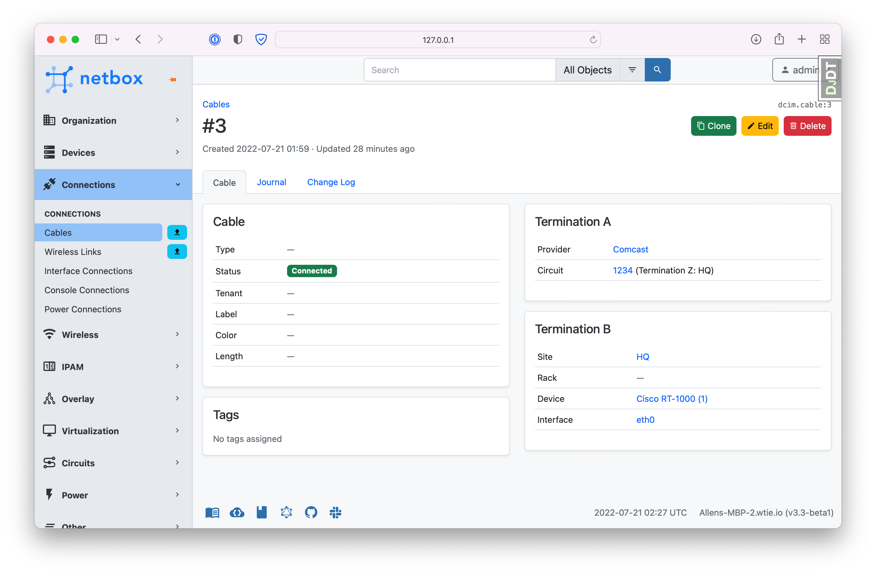 Cable Trace for interface terminated on circuit not working · Issue #9789 · netbox-community ...