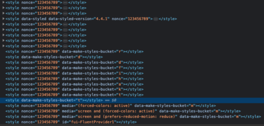 [Bug]: custom renderer with nonce is not injecting nonce to all style tags generated by griffel ...