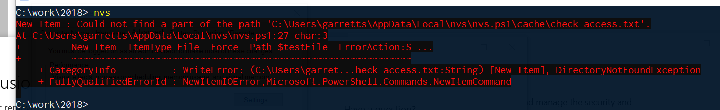 Bad NVS_HOME · Issue #104 · jasongin/nvs · GitHub