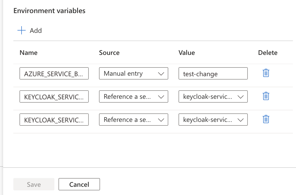 Cannot Update Environment Variables From A Container App · Issue 241 · Microsoftazure 