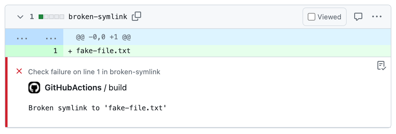Symlink Check Action · Actions · Github Marketplace · Github